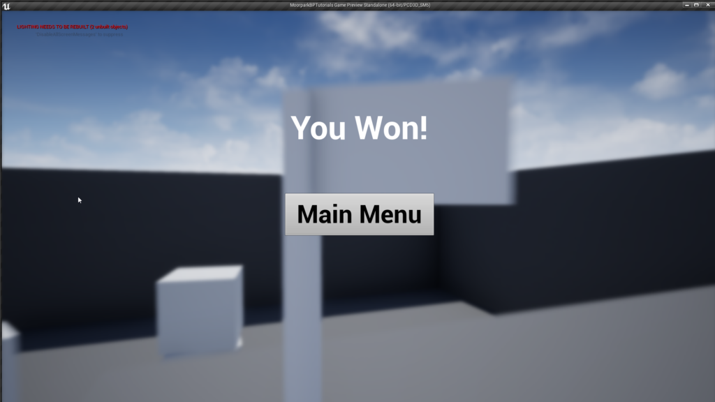 Creating A Game-Over & Win Trigger – Alex Hoffman | Portfolio